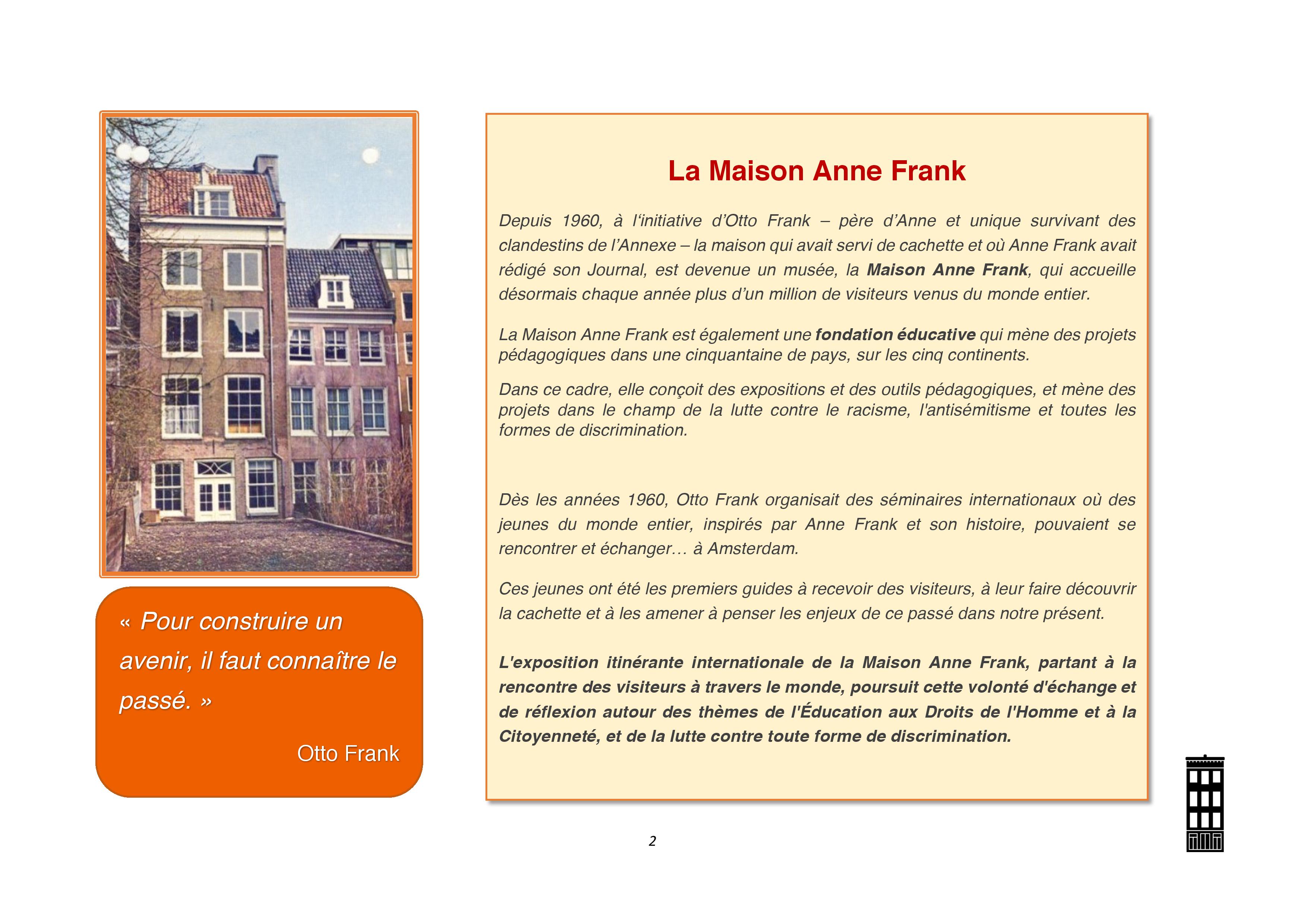 Anne Frank Espace francophone